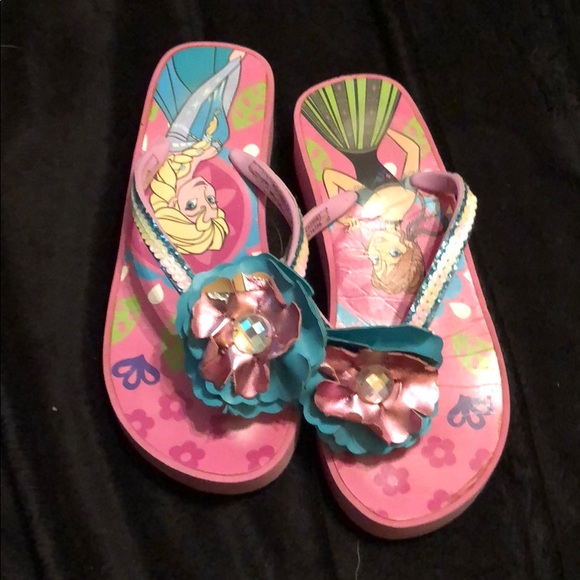 Disney | Shoes | Disney Guc Wedge Frozen Flip Flops | Poshmark